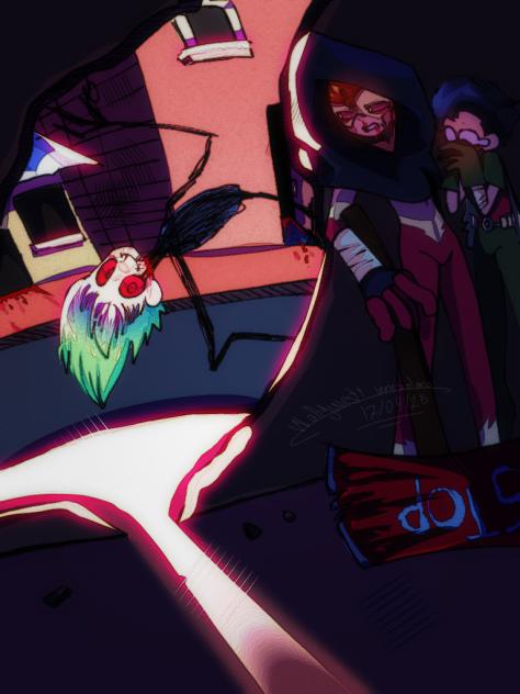 teen titans go parasite AU fanart - ibisPaint