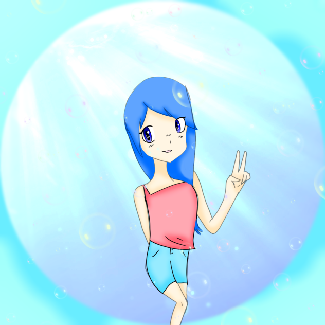 Mermaid out of water - ibisPaint