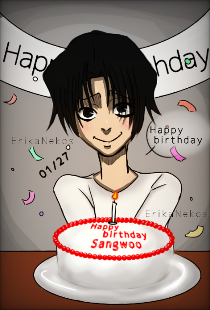 happy birthday sangwoo part 1 - ibisPaint