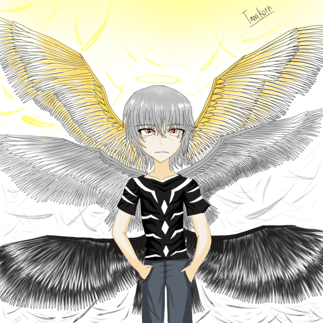 Accelerator 6-winged angel figure - ibisPaint