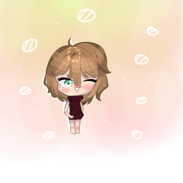 my oc but in chibi - ibisPaint