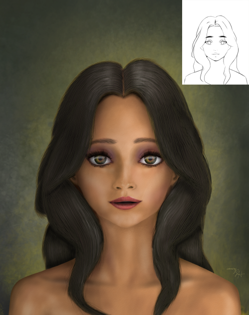 Outline 276 - Gabriella Hernandez - ibisPaint