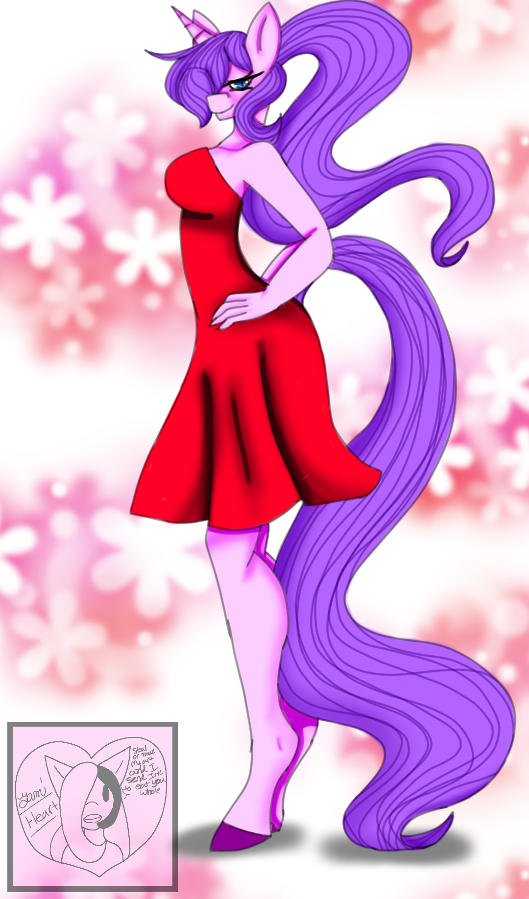 A little red dress - ibisPaint