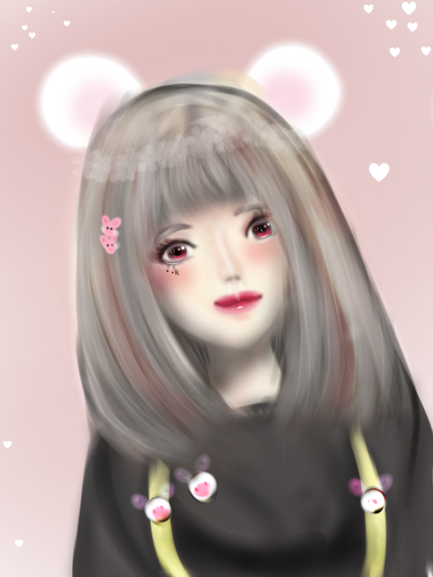 Cute little girl - ibisPaint