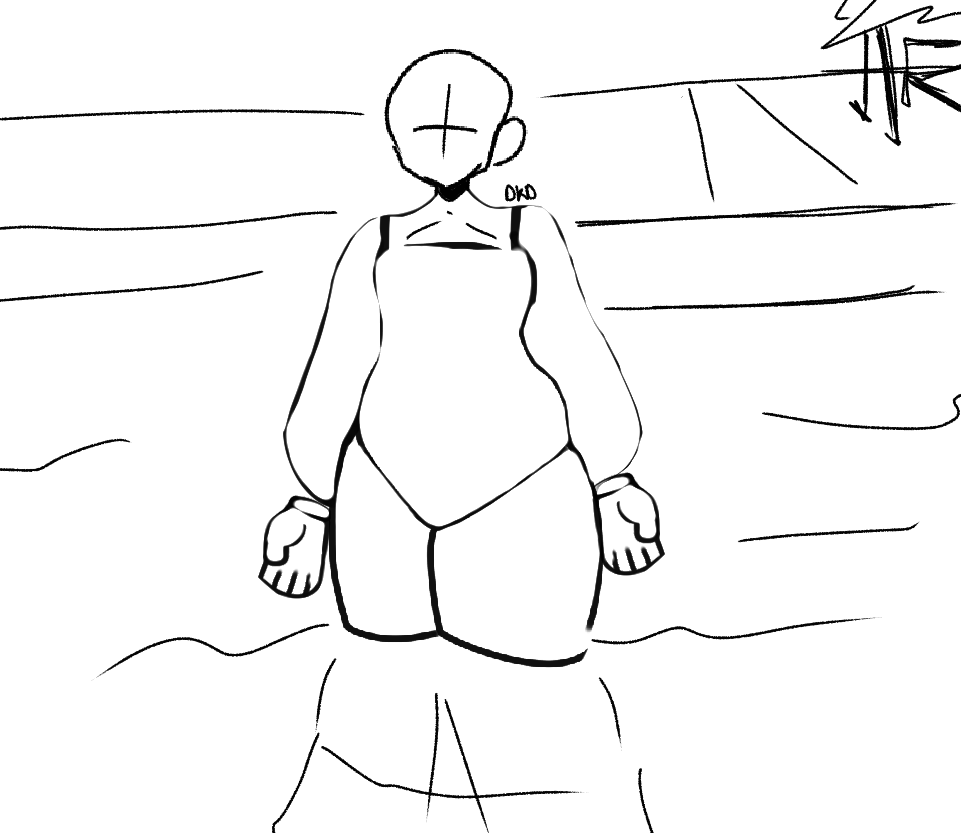 Chubby girl template - ibisPaint