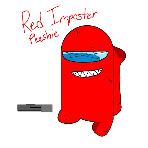 Here’s Red Imposter Plushie! - ibisPaint