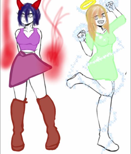 demon or angel you choose - ibisPaint