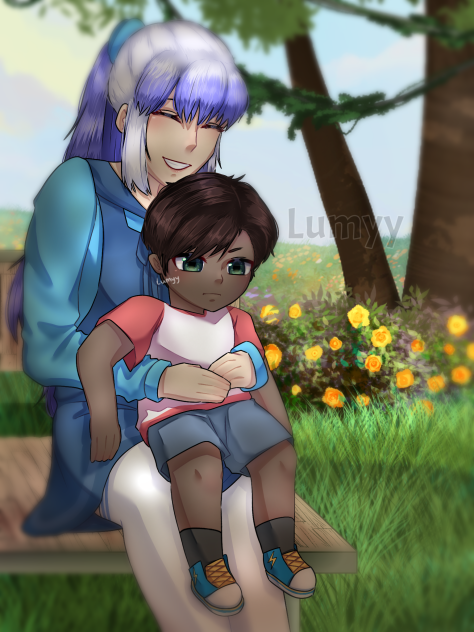 Lumyy carrying John - ibisPaint