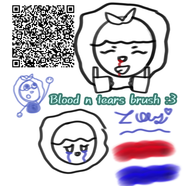 Blood and tears brush - ibisPaint