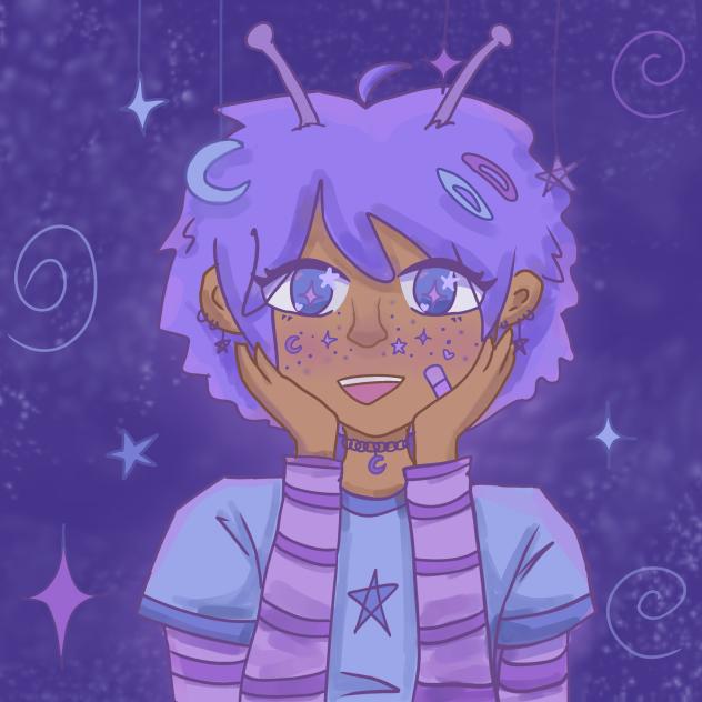 Spacey girl!! 🌌⭐ - ibisPaint