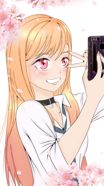 Kitagawa-san ♥️boink💜boink💙 (Colorized) - ibisPaint