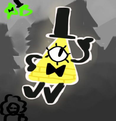 funky triangle dude - ibisPaint