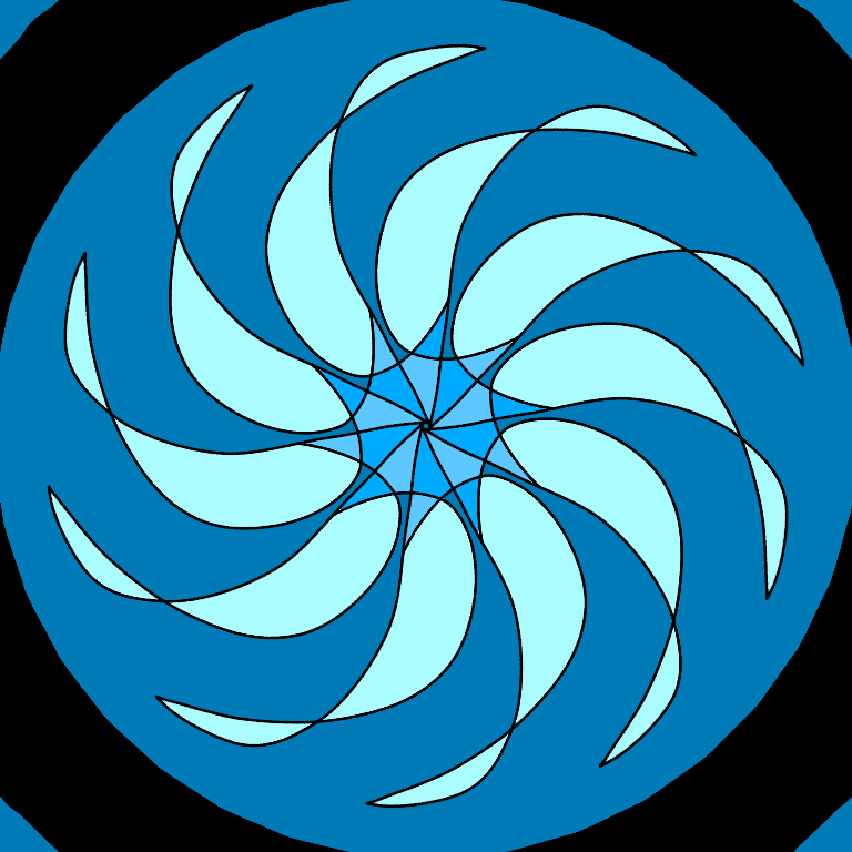 Spiral Flower - ibisPaint