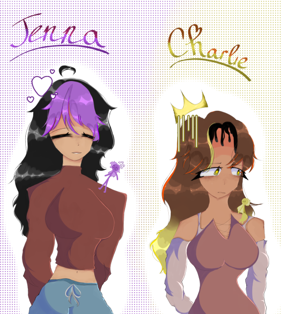 Jenna and Charlie human ver! - ibisPaint