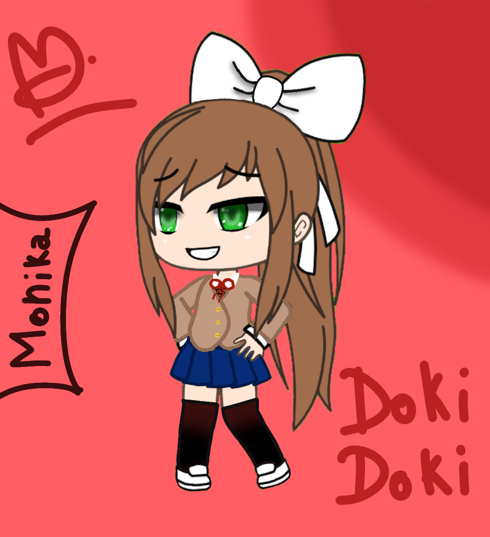Monika ( Doki Doki ) - ibisPaint