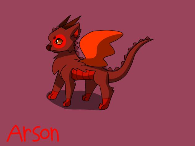 Dragon. Fire Dragon. Arson. - ibisPaint