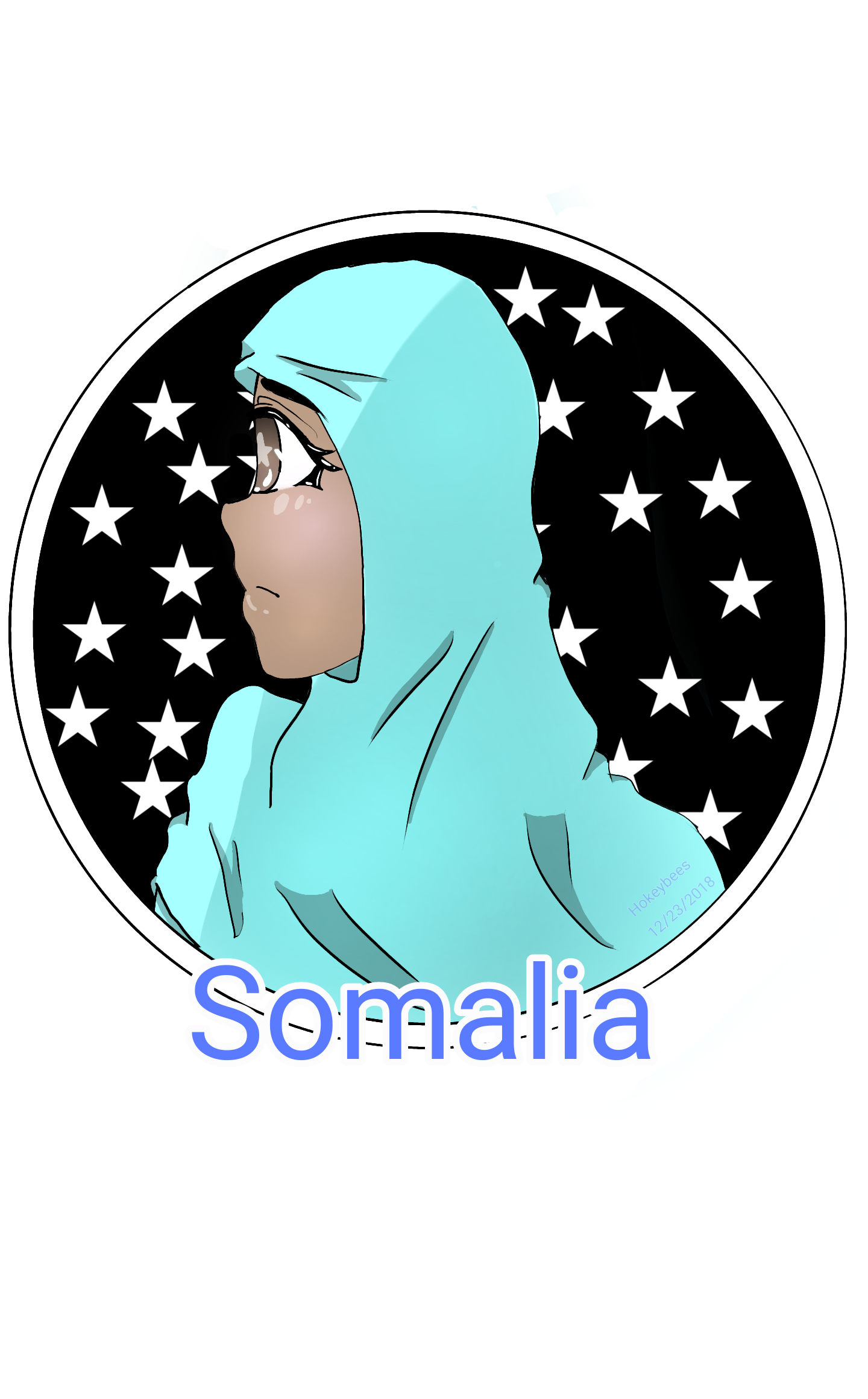 Somalia countryhumans sticker - ibisPaint