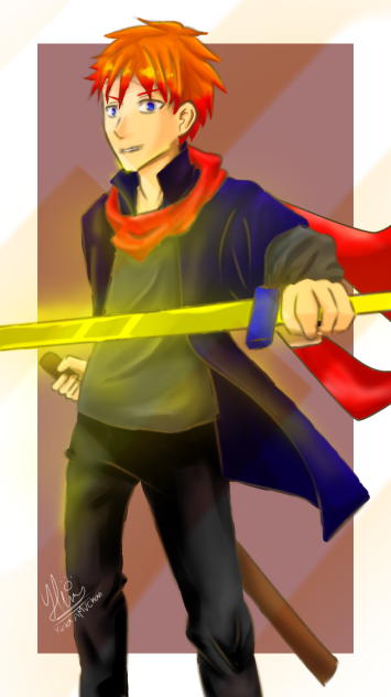 With My Sword - ibisPaint