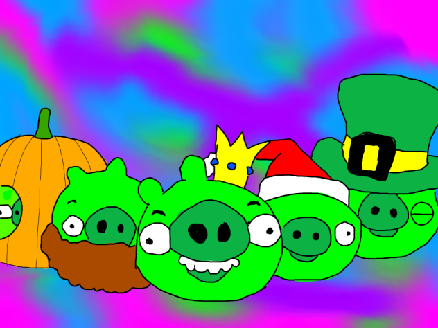 happy pig - ibisPaint