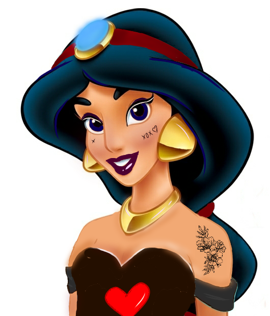 Princess Jasmine as A bad girl - ibisPaint