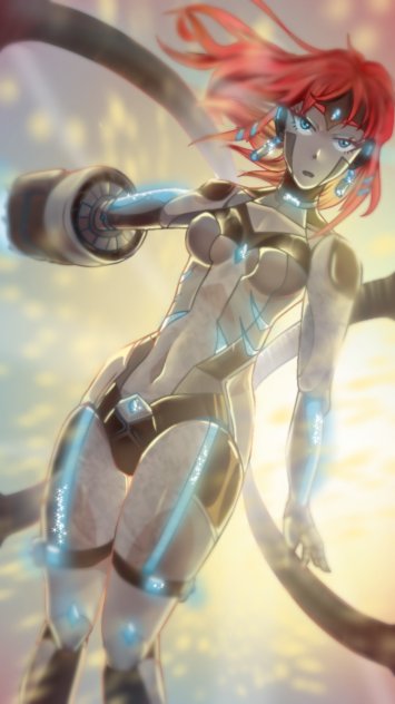 Robot girl - ibisPaint