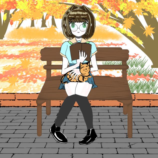 Under Maple Tree - ibisPaint