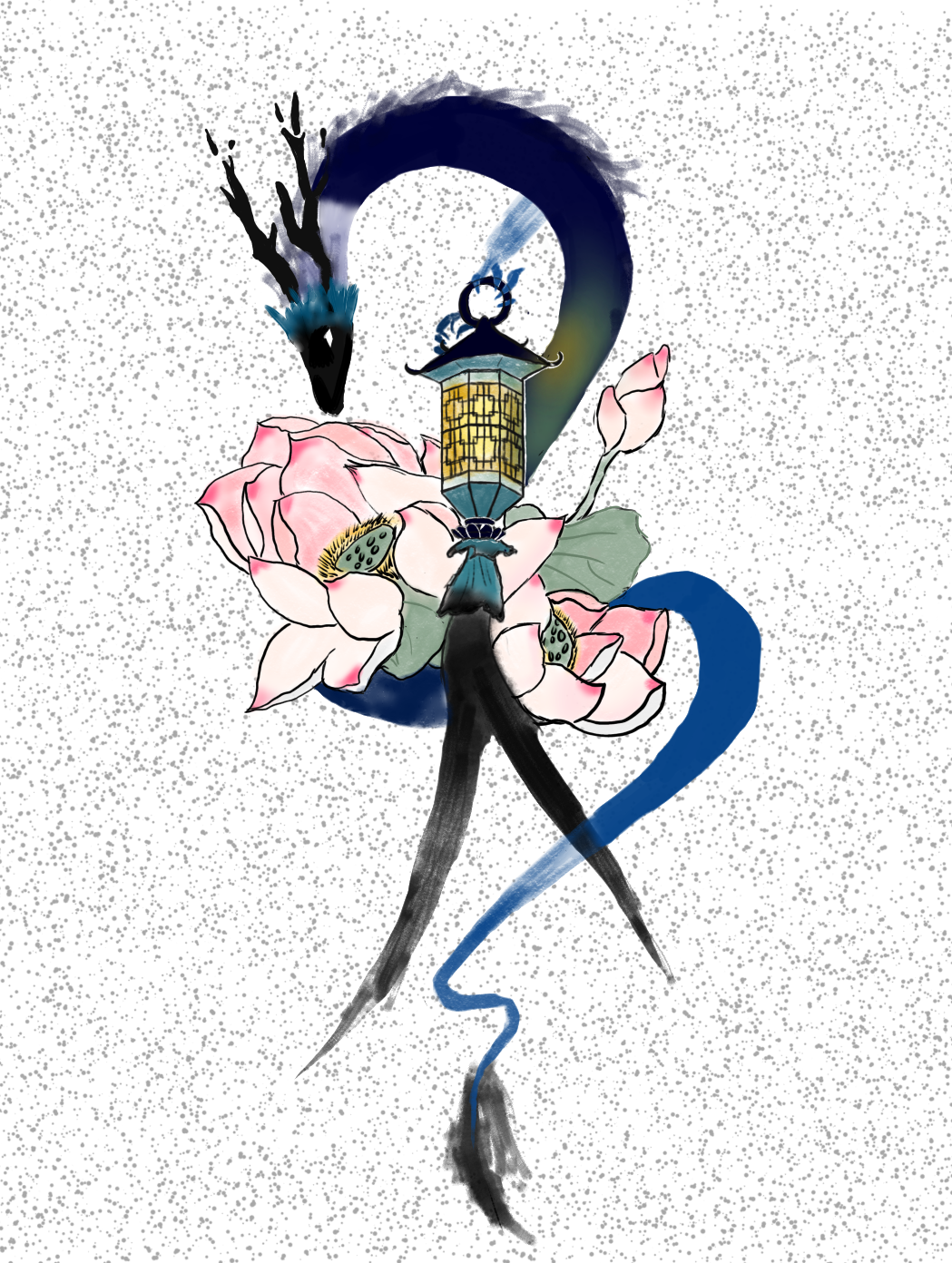 Ink dragon - ibisPaint