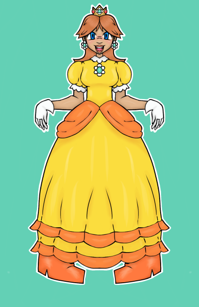 Princess Daisy!! - ibisPaint