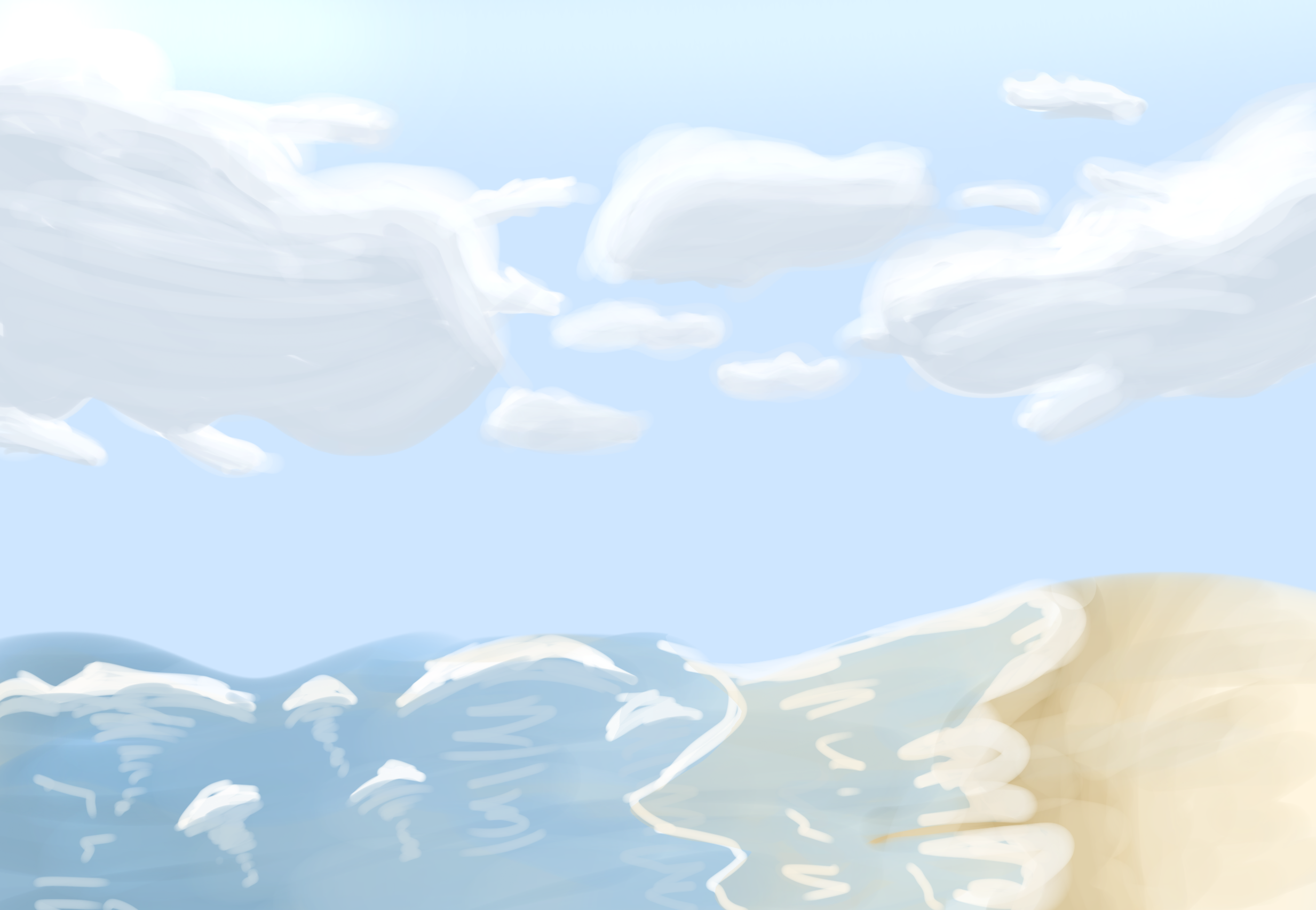 Beach bg#2 - ibisPaint