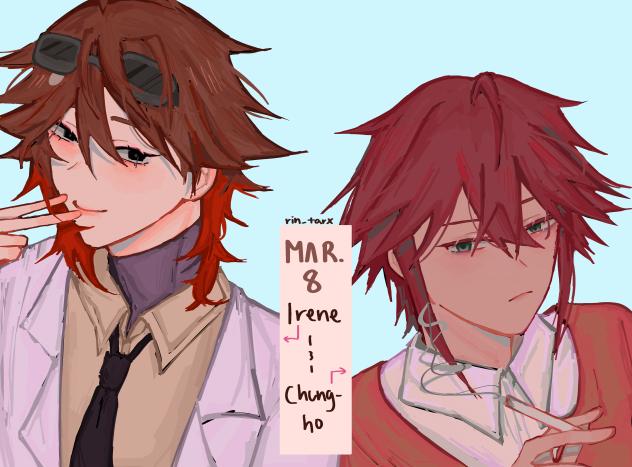 The duo that survives every groupchat - ibisPaint