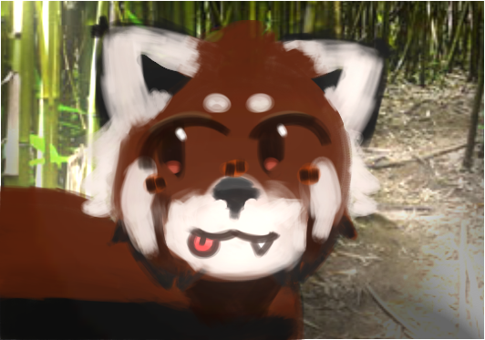 red panda!! - ibisPaint