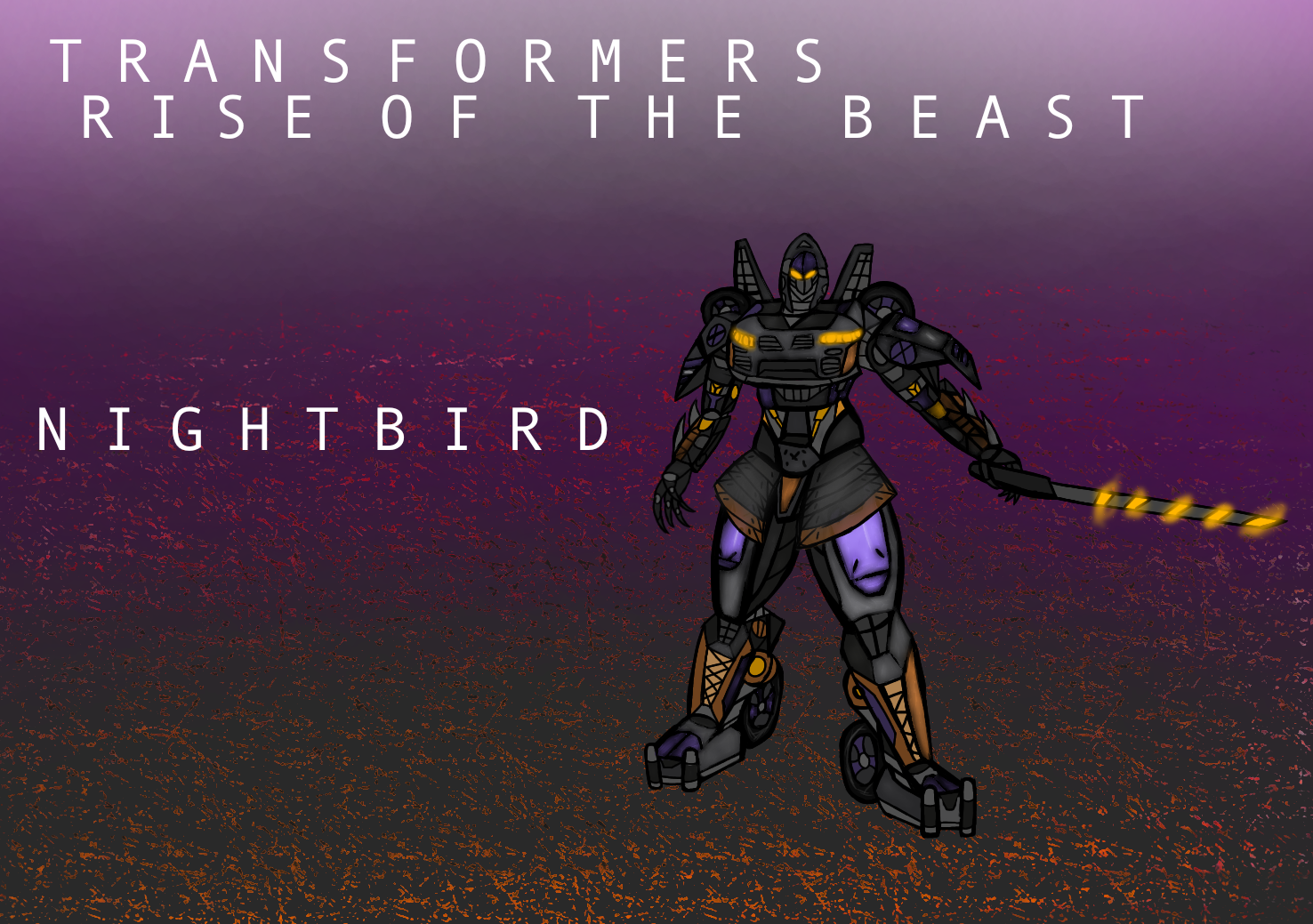 Transformers Rise of the beast nightbird - ibisPaint