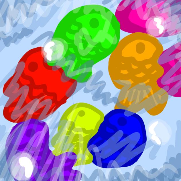 rainbow fish - ibisPaint