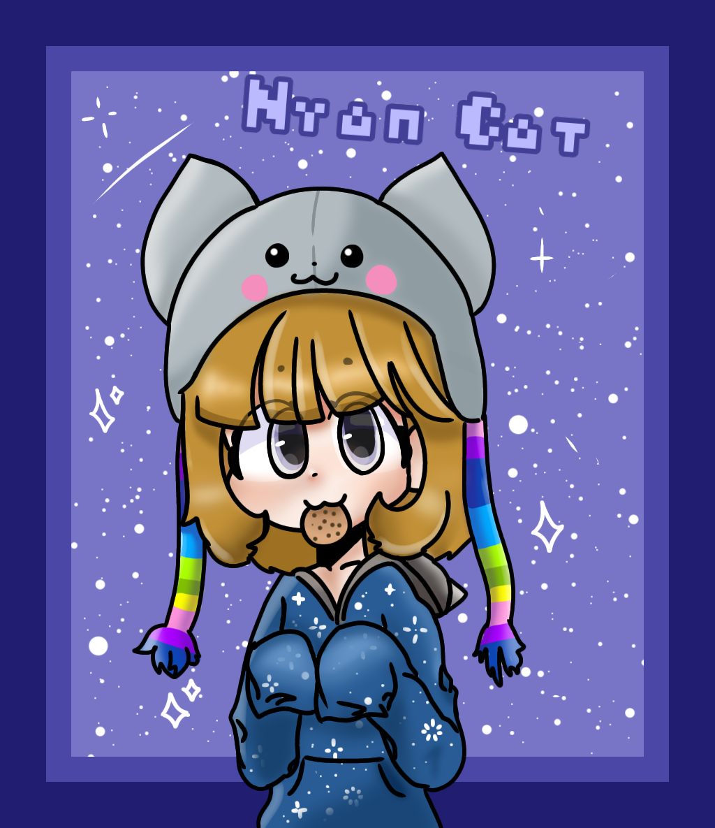 Senhorita Nyan Cat 💜 - ibisPaint