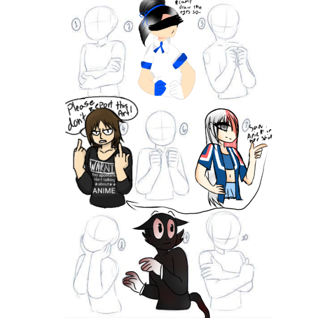 make this glory collab with cartoon cat - ibisPaint