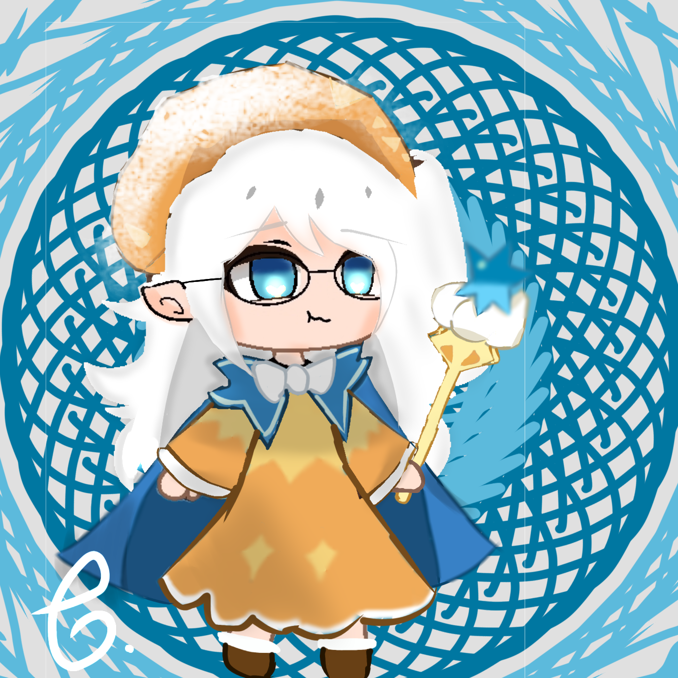 when my oc is cosplaying as cream puff - ibisPaint