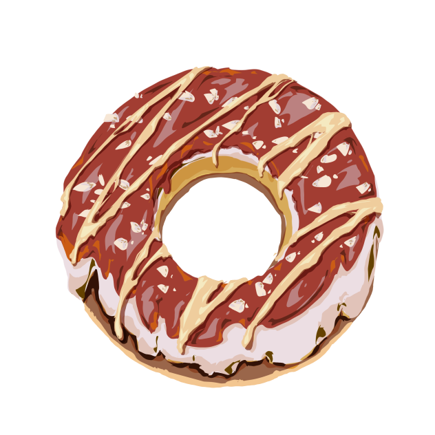 Almond donut - ibisPaint