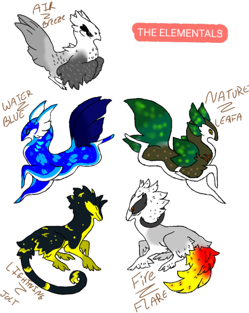The Elementals - ibisPaint