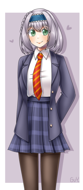 Noel In School Uniform - ibisPaint