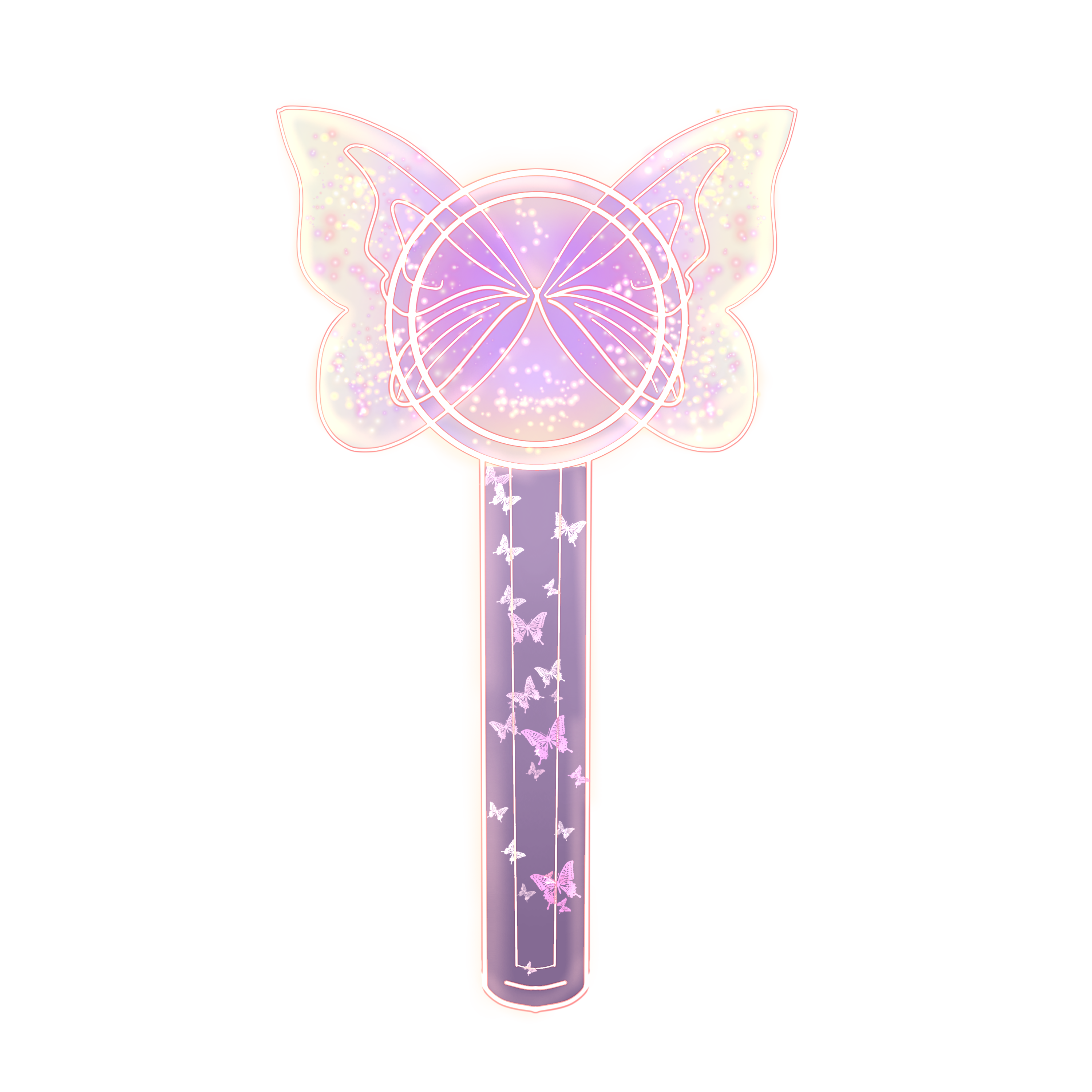 Butterfly lightstick - ibisPaint