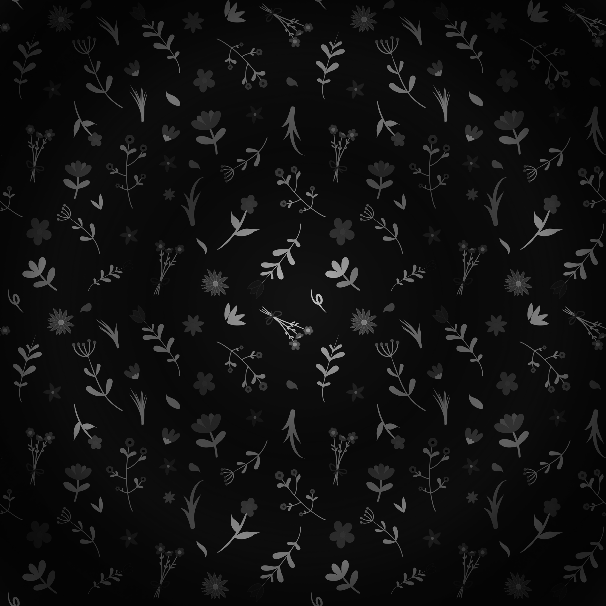 gothic flower pattern - ibisPaint