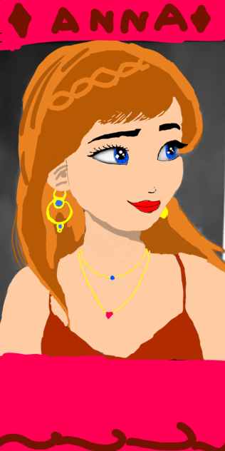 Anna is happy - ibisPaint