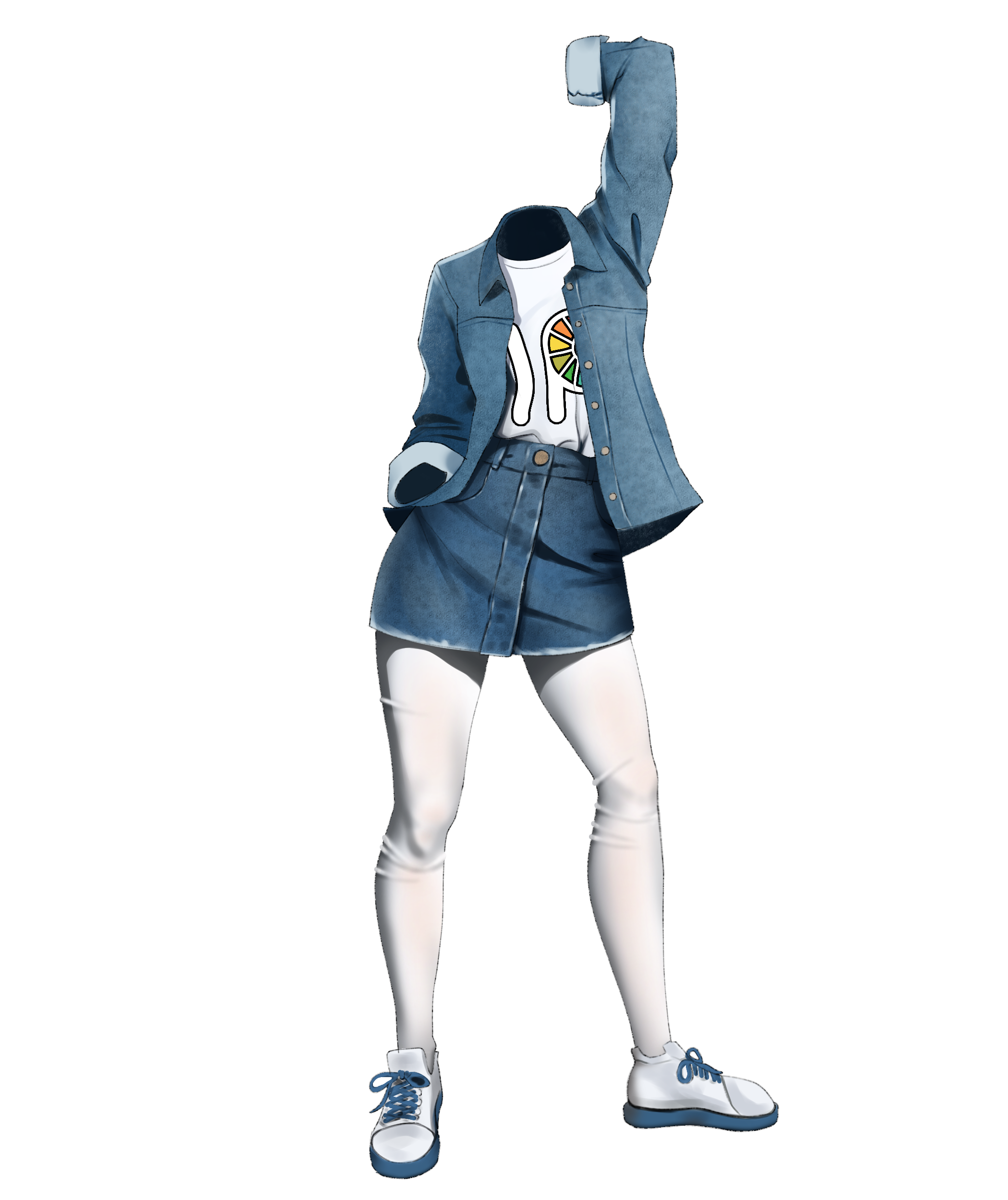 Jean's Jacket and Skirt - ibisPaint