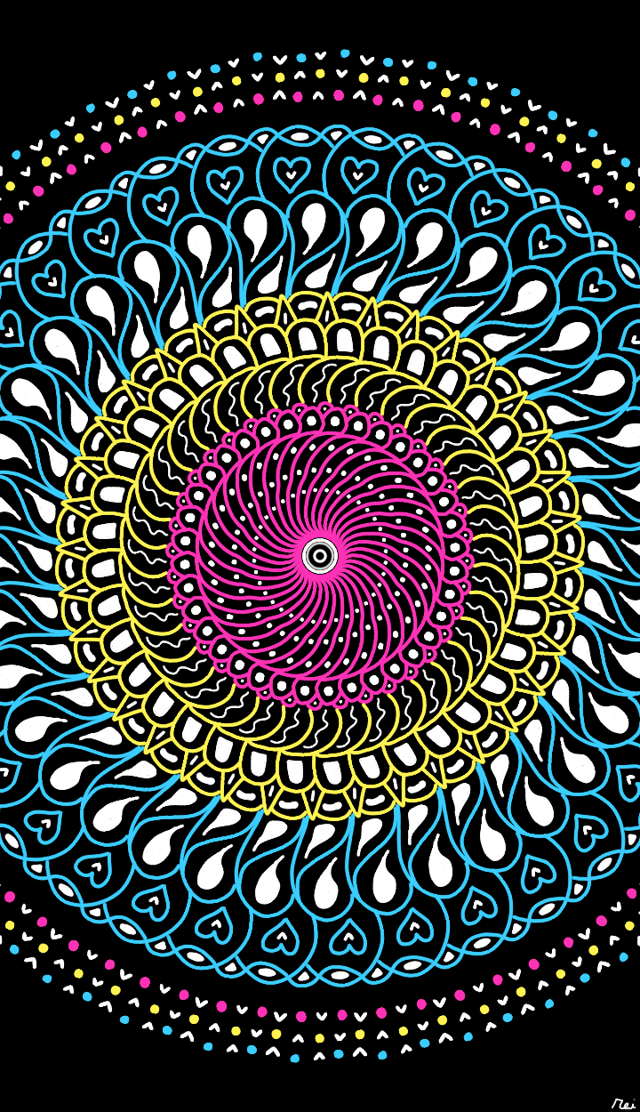 Pansexual Mandala - ibisPaint
