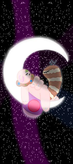 Rises the moon - ibisPaint