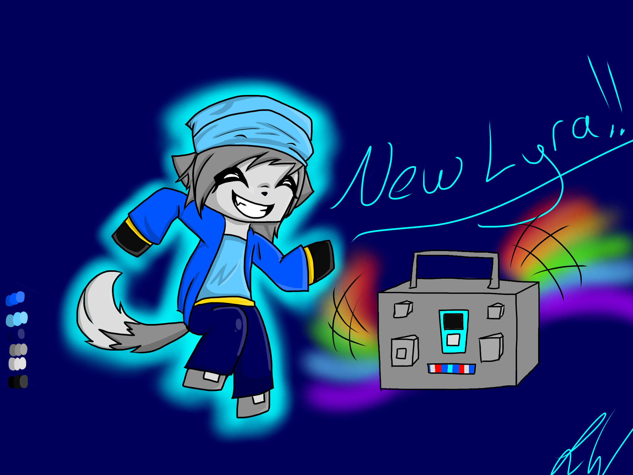 New design for Lyra! Minecraft - ibisPaint