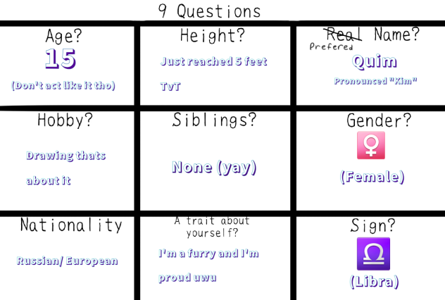 9 Questions - ibisPaint