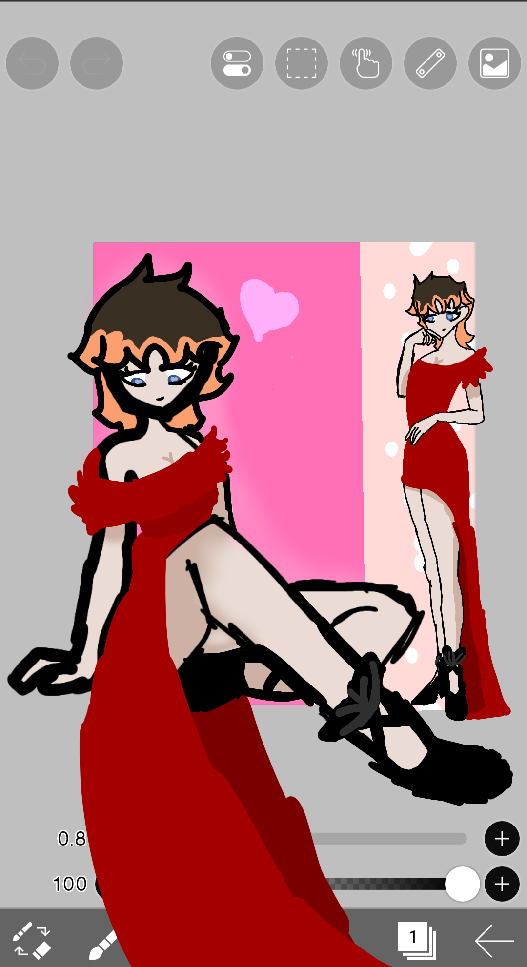 dress - ibisPaint