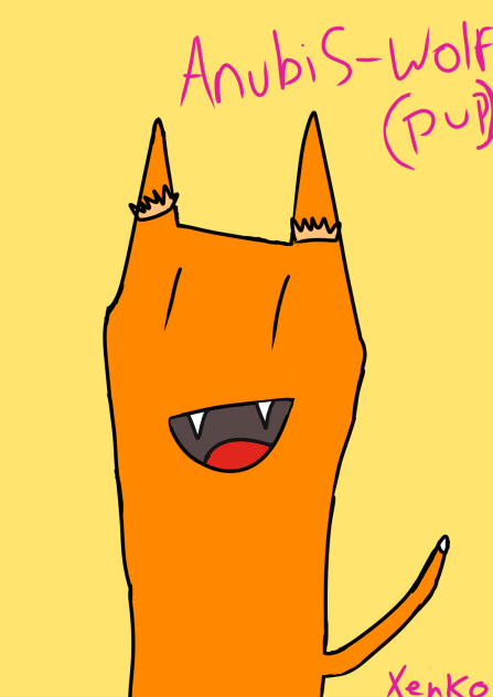 Anubis-Wolf Pup!! - ibisPaint