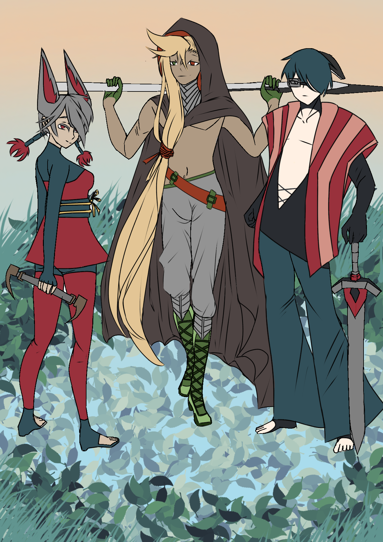 3 new original characters!! - ibisPaint